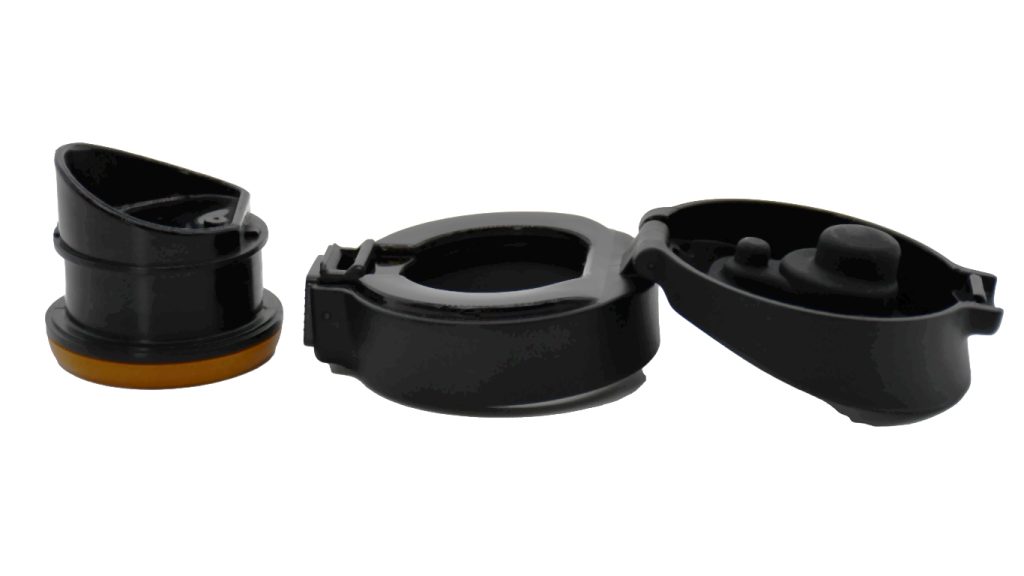 Burnout tumbler pop top lid