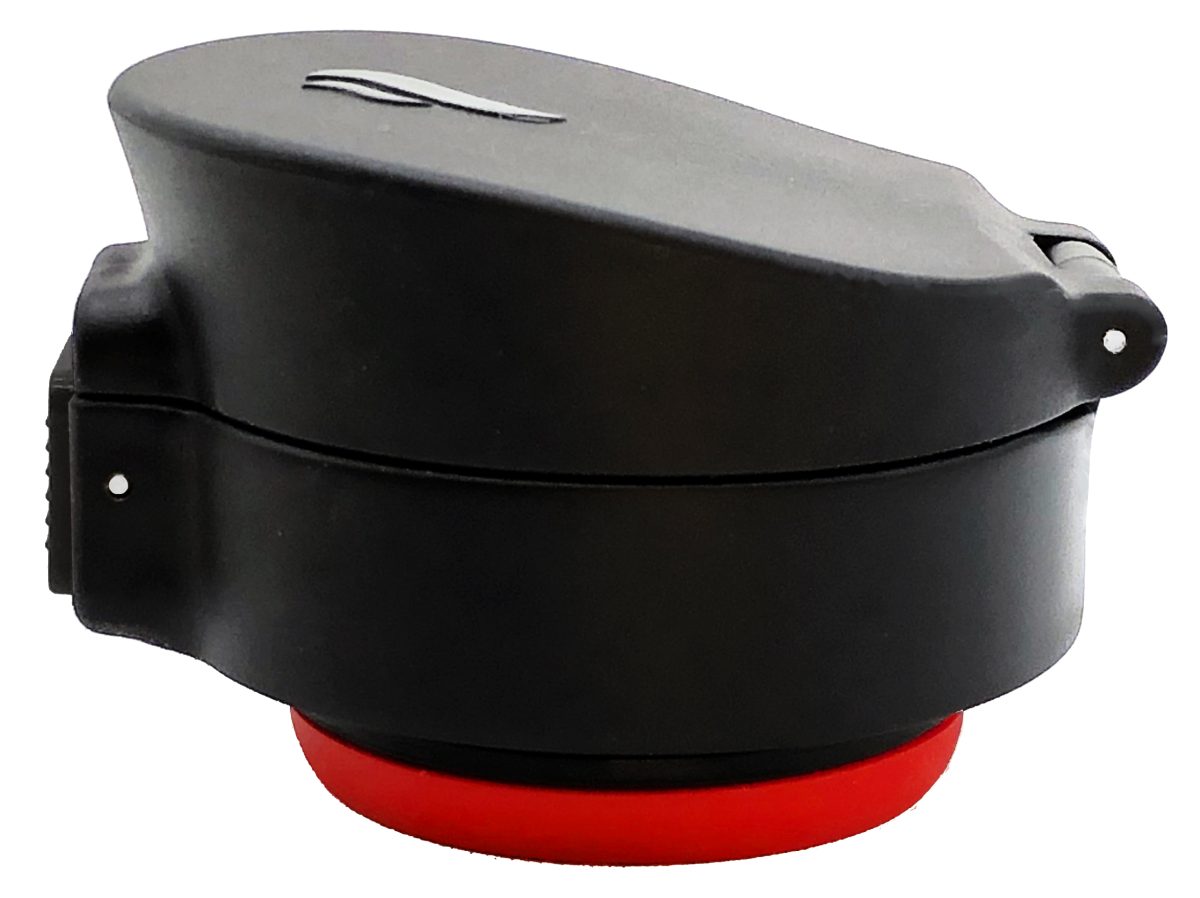 Burnout tumbler pop top lid